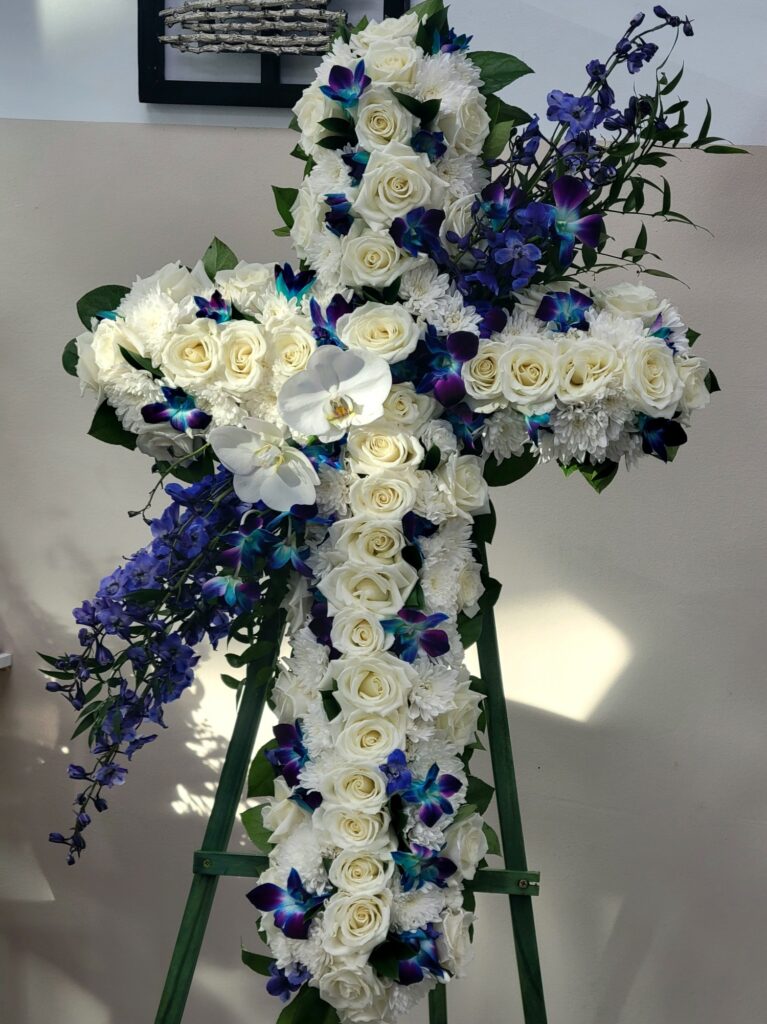 Heavenly Cross - Tribute Funeral Arrangement Heavenly Cross
